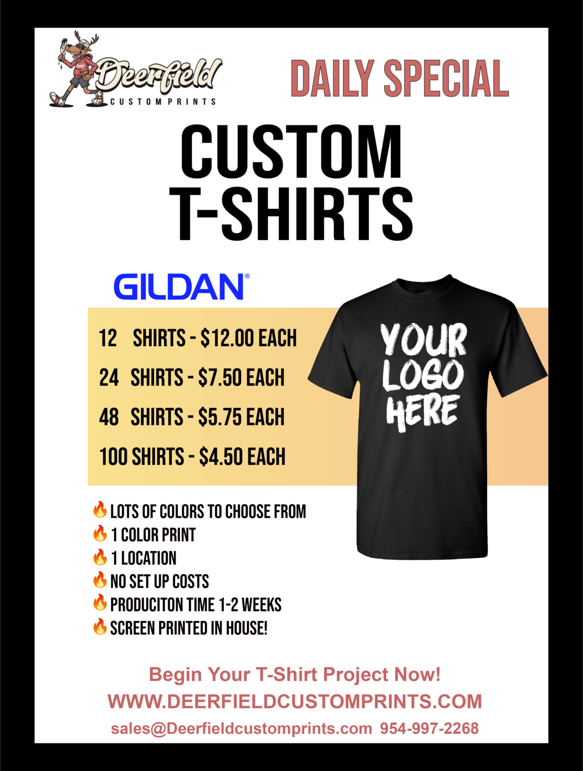 Screen Printing | Deerfield Custom Prints